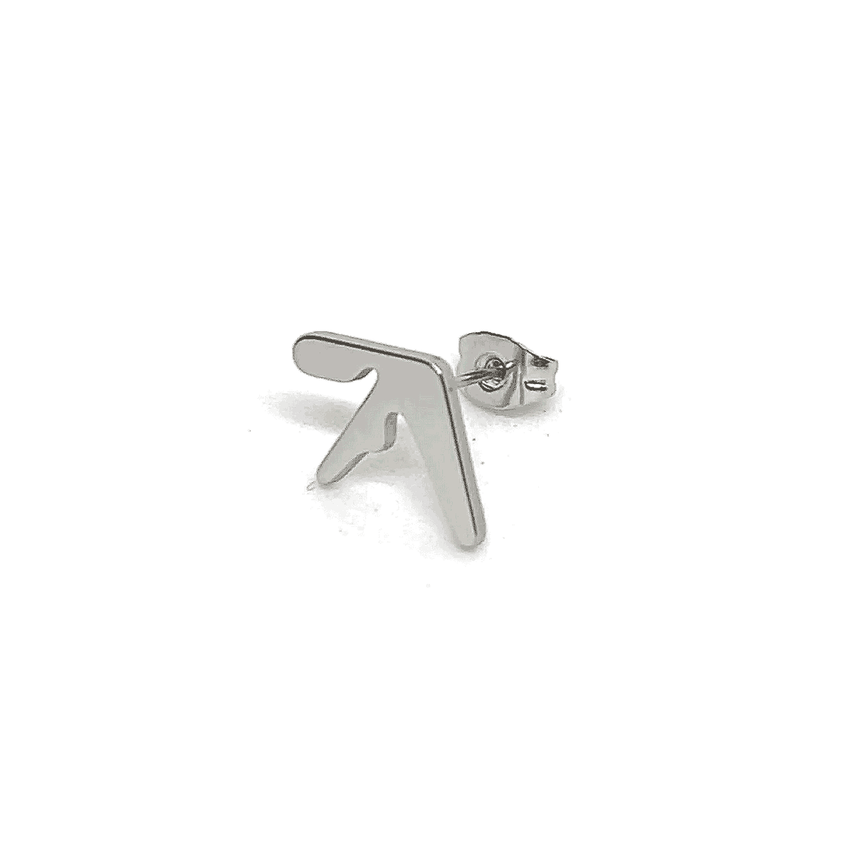 Aphex Twin Logo Fan-Made Stainless Steel Small Stud Earrings - 0.5in S ...