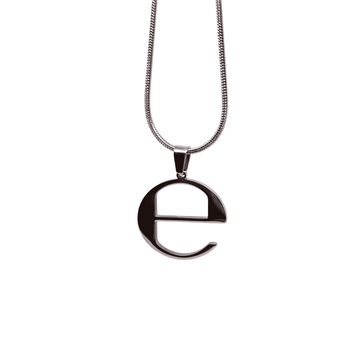 Ecco2k "E" Album Fan-Made Small Stainless Steel Pendant Chain Necklace ...
