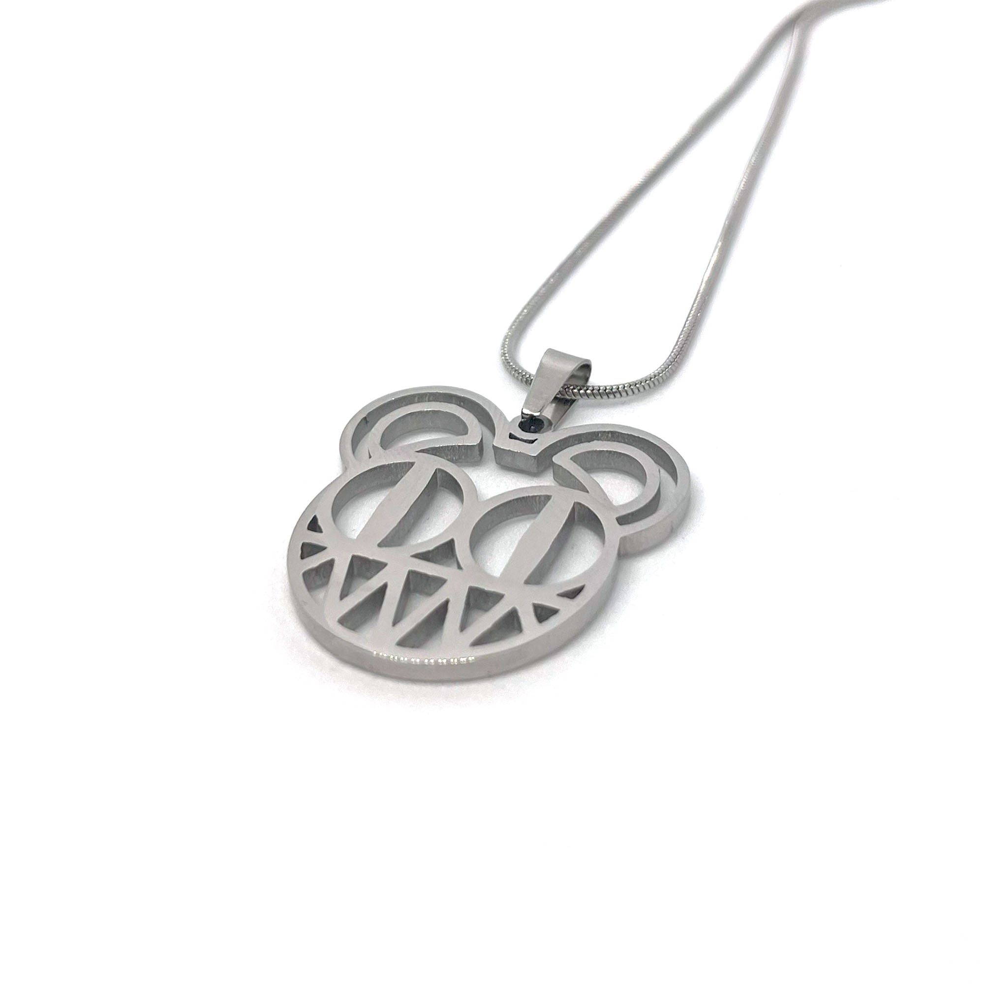 Radiohead Bear Logo Fan-Made Stainless Steel Pendant Chain Necklace ...